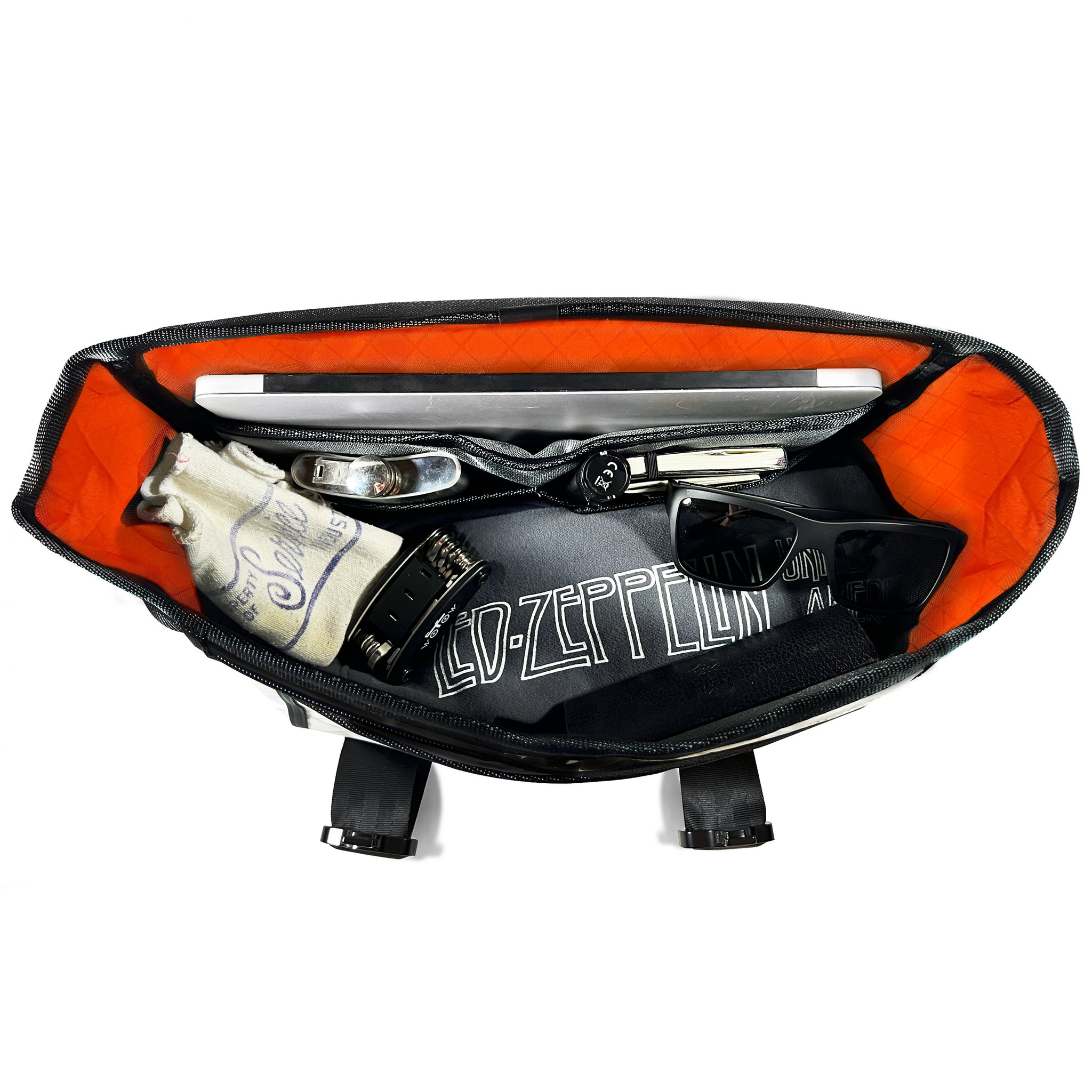 Recon Mashup Messenger Bag | Black Ballistic Nylon – DEFY