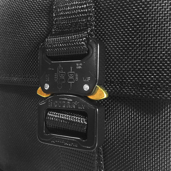 Defender Briefcase | Black Ballistic Nylon – DEFY