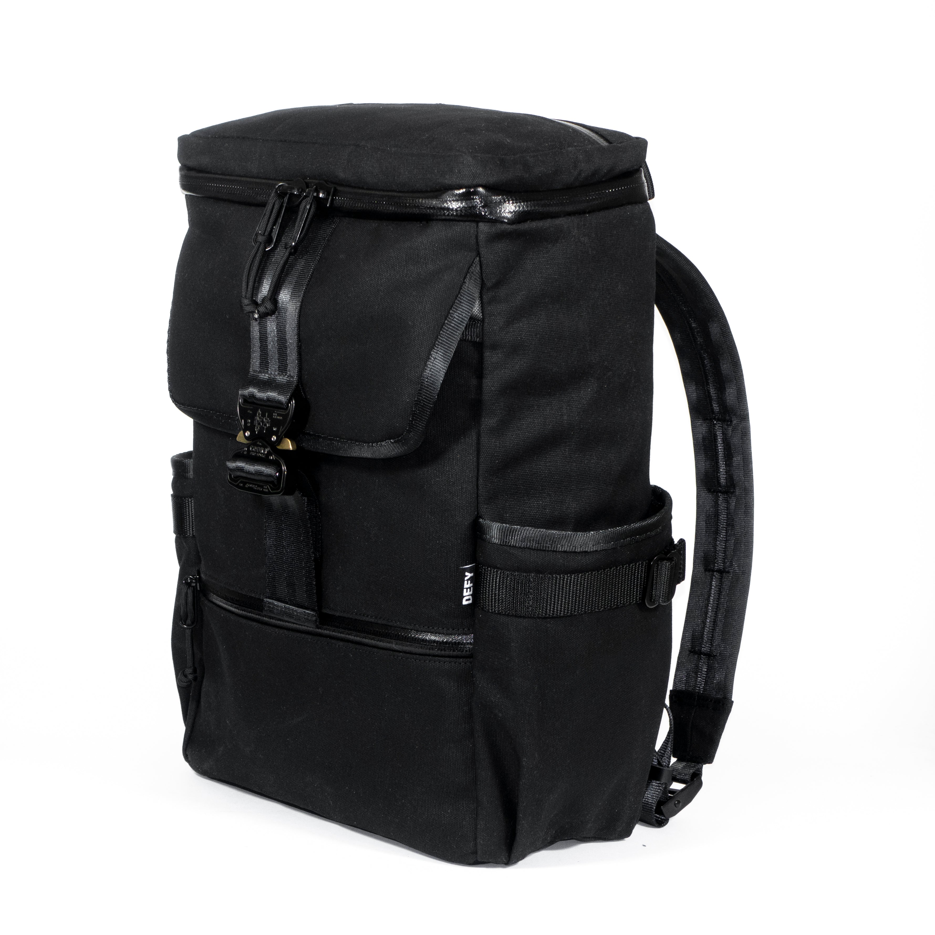 Menace Backpack 2.0 | Black TexWax™ Waxed Canvas – DEFY