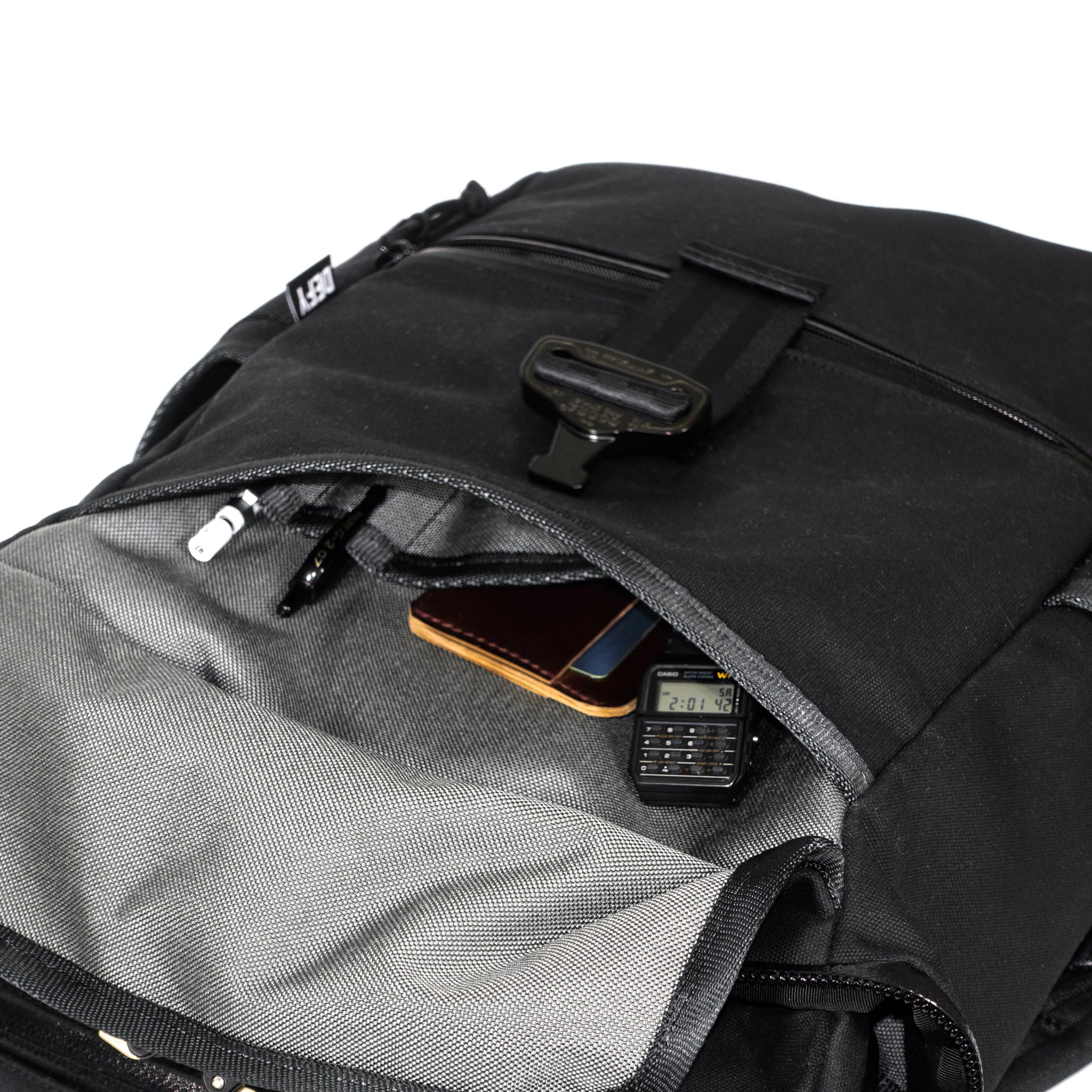 Menace Backpack 2.0 | Black TexWax™ Waxed Canvas – DEFY