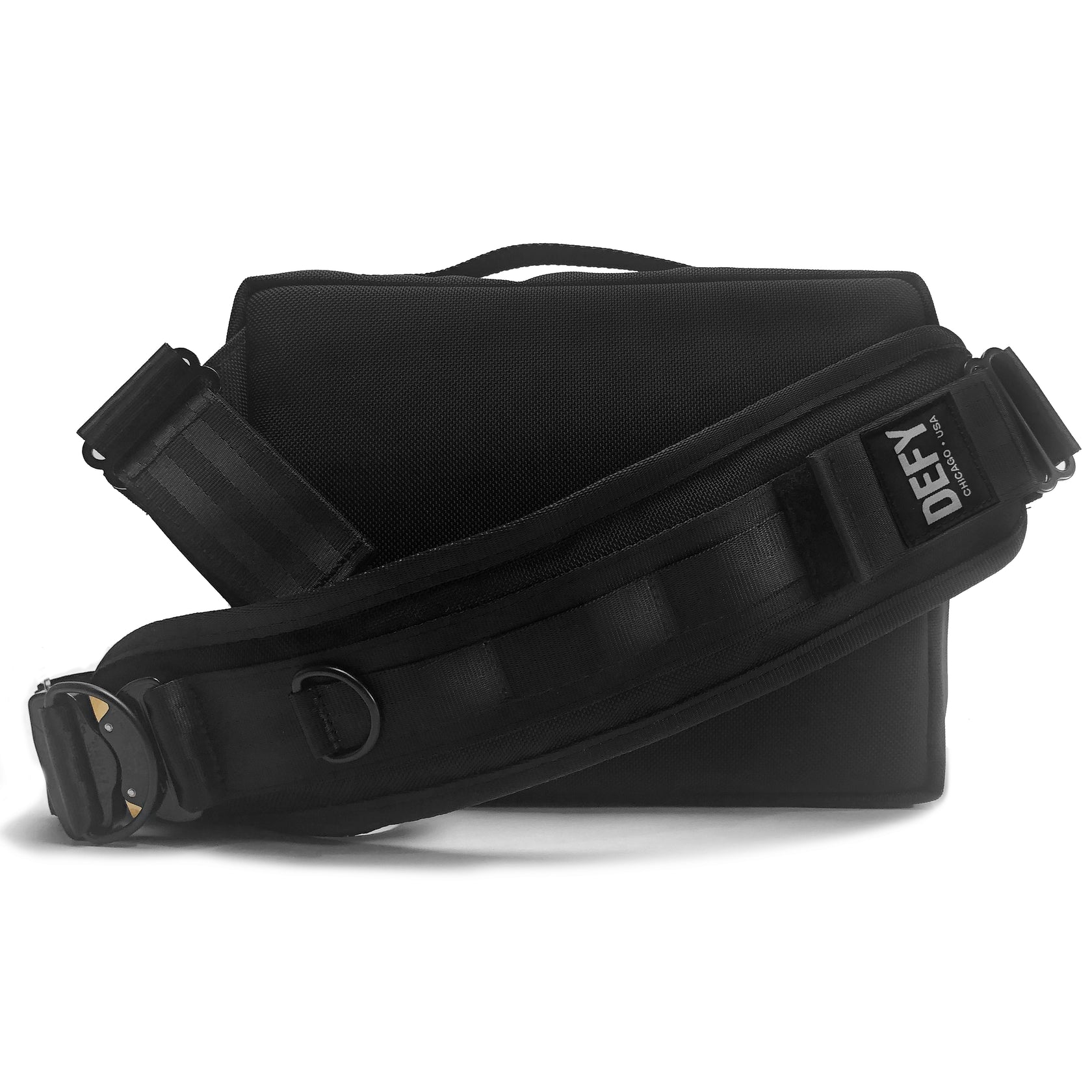 Insidious Jr. Messenger Bag | Black Ballistic Nylon – DEFY