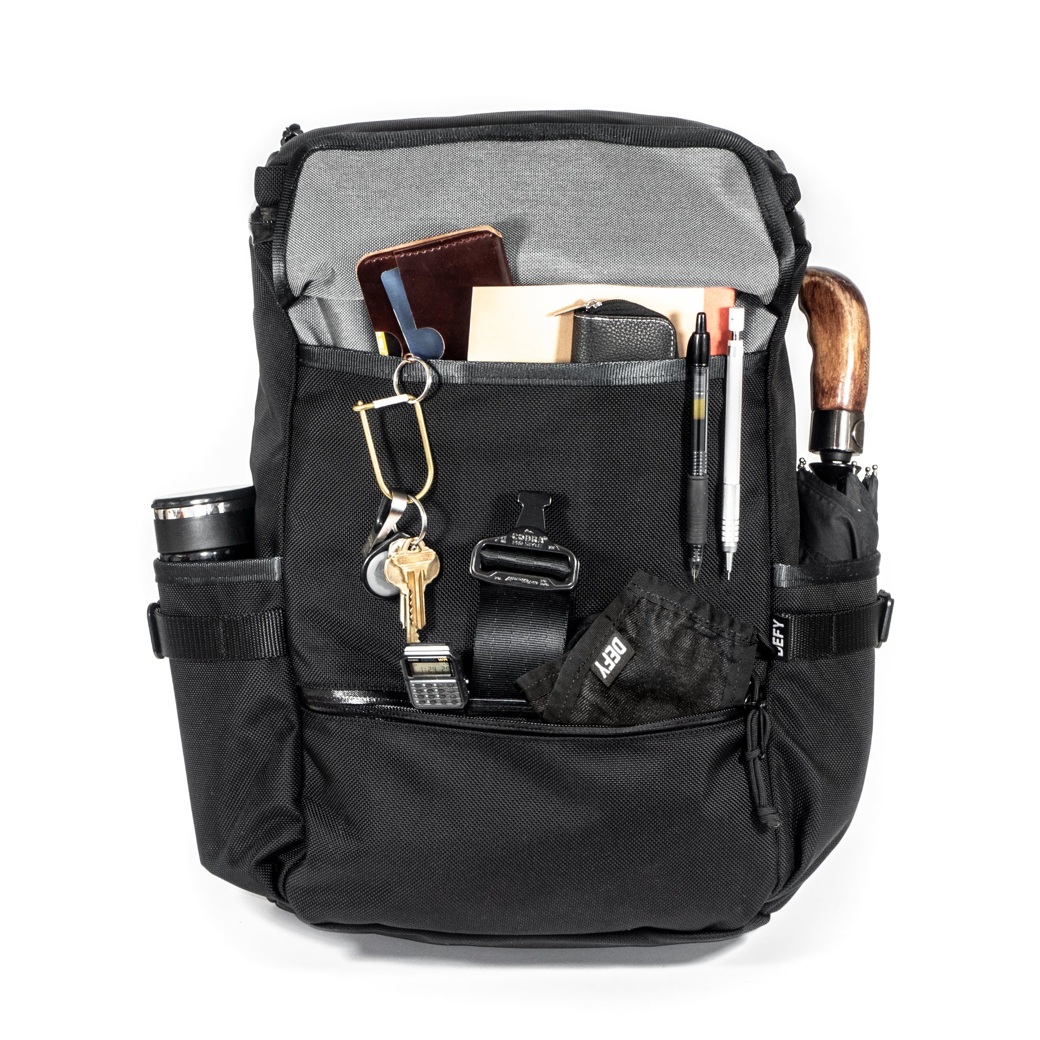 Menace Backpack 2.0 | Black Ballistic Nylon – DEFY