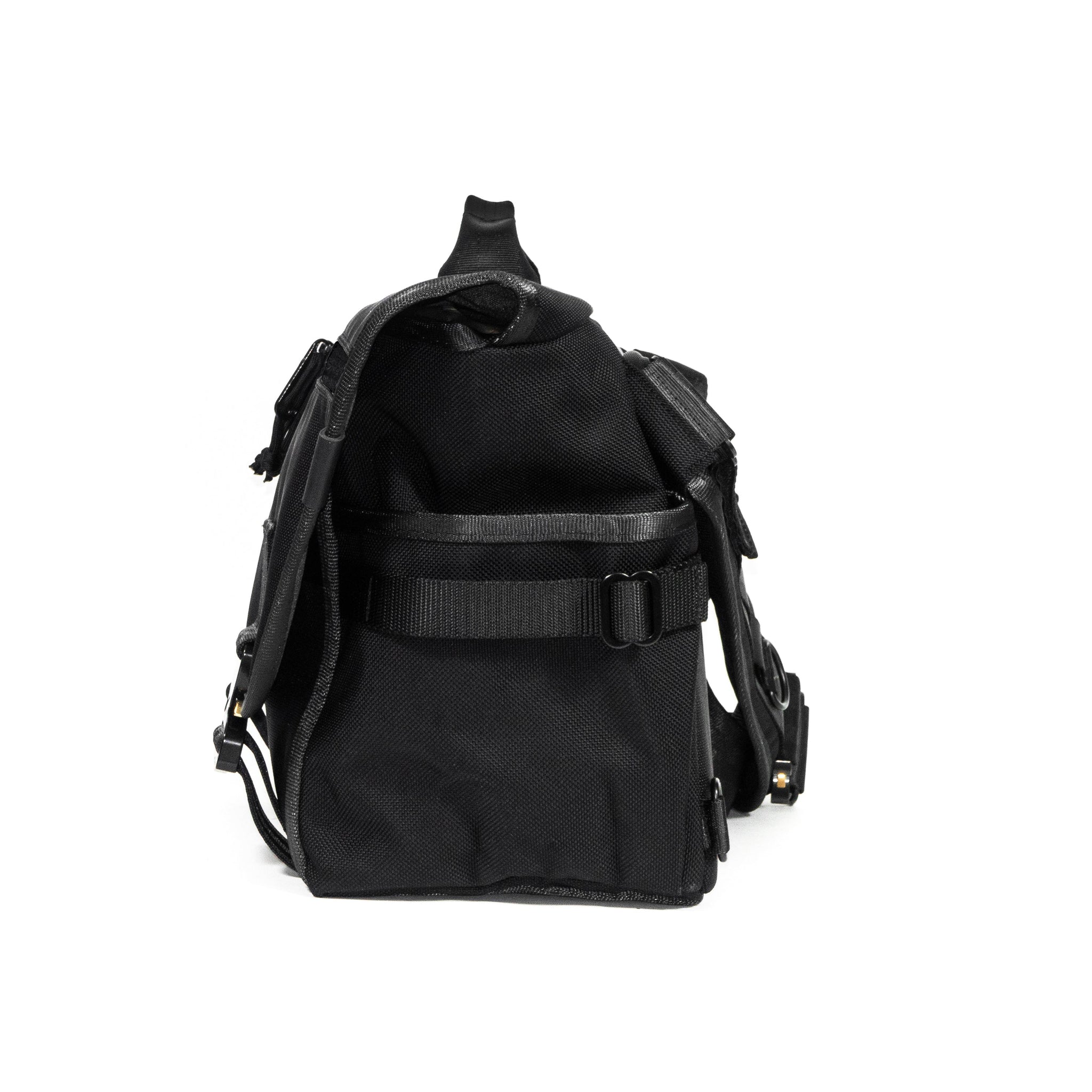 Recon Mashup Messenger Bag | Black Ballistic Nylon – DEFY