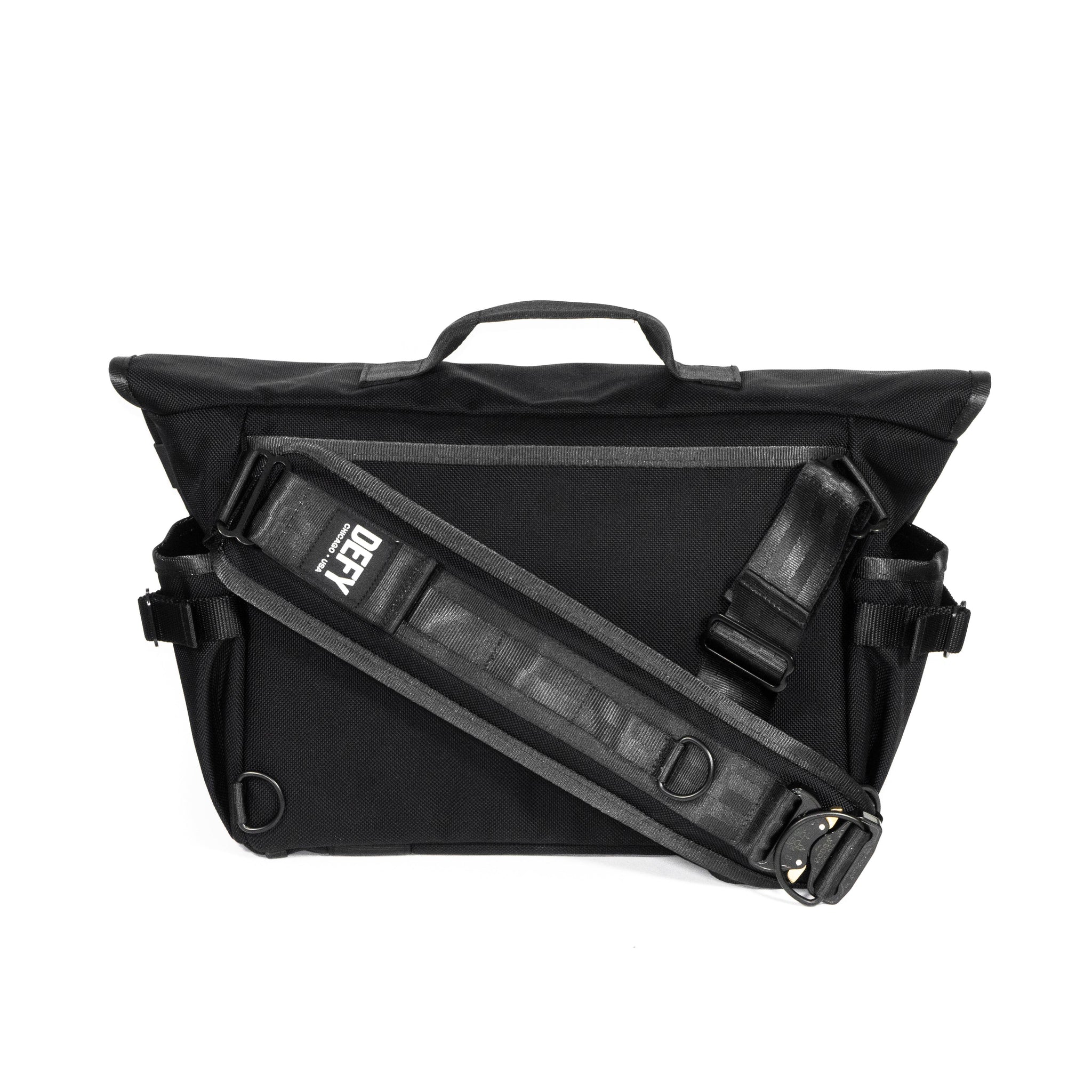 Recon Mashup Messenger Bag | Black Ballistic Nylon – DEFY