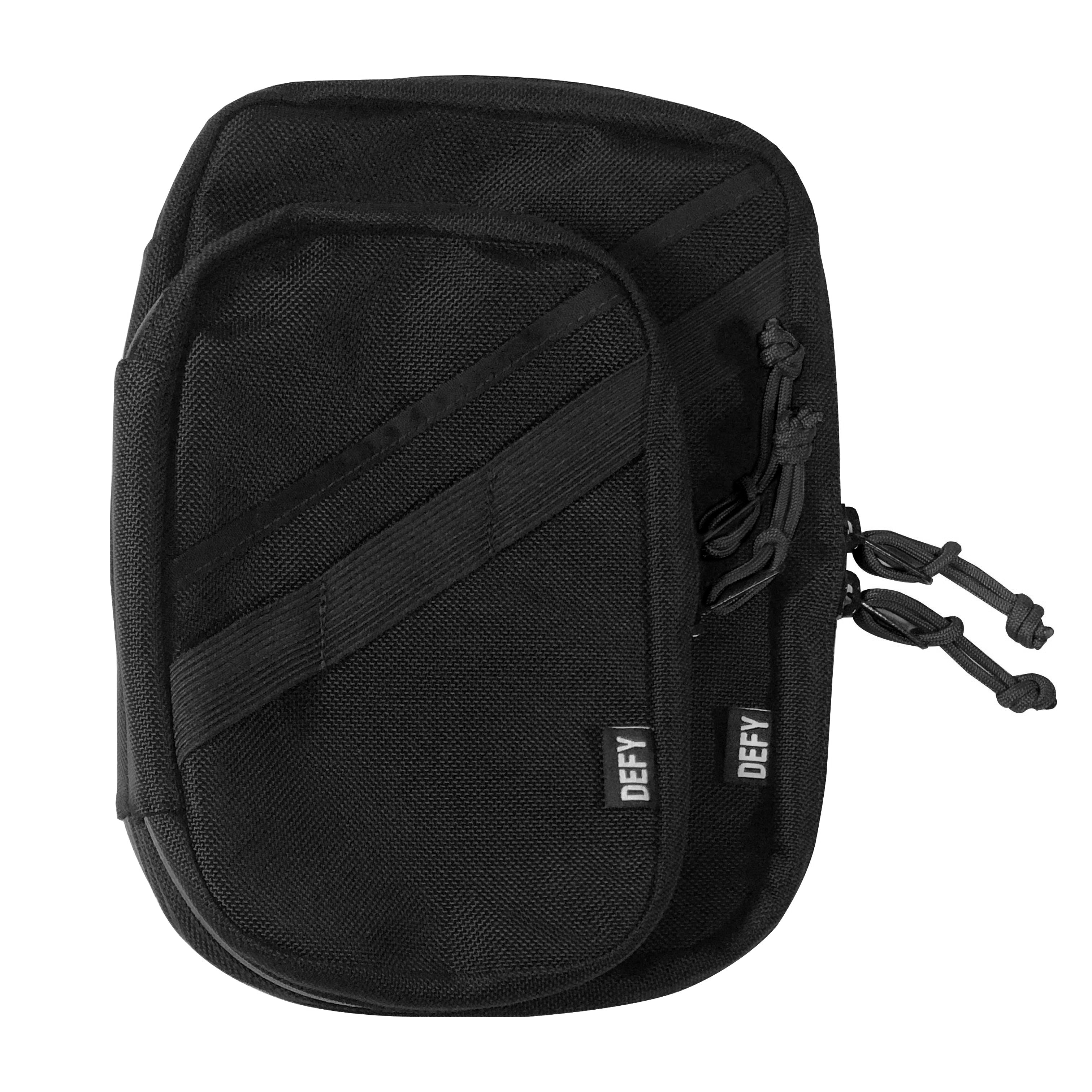 The Void | Admin Pouch | Black Ballistic Nylon – DEFY