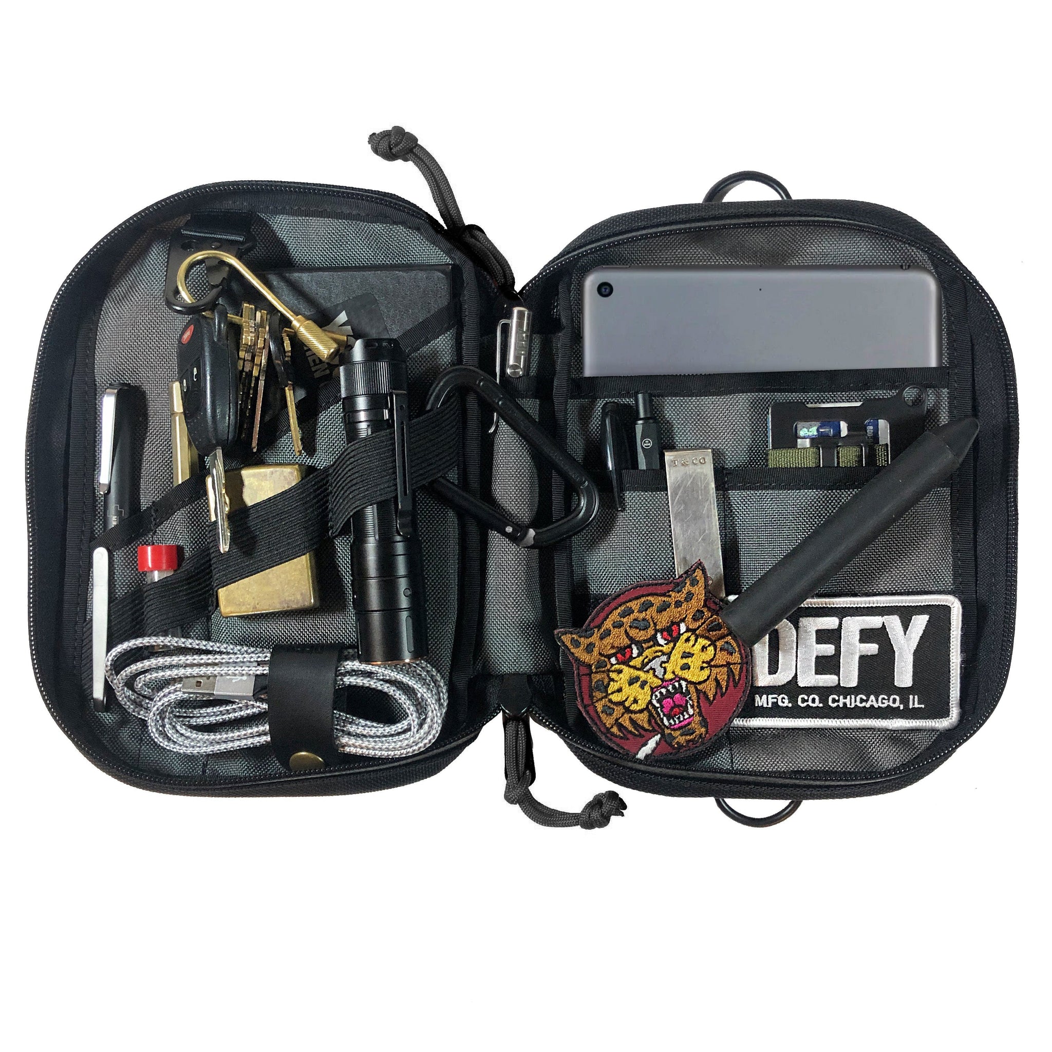 The Void | Admin Pouch | Black Ballistic Nylon – DEFY