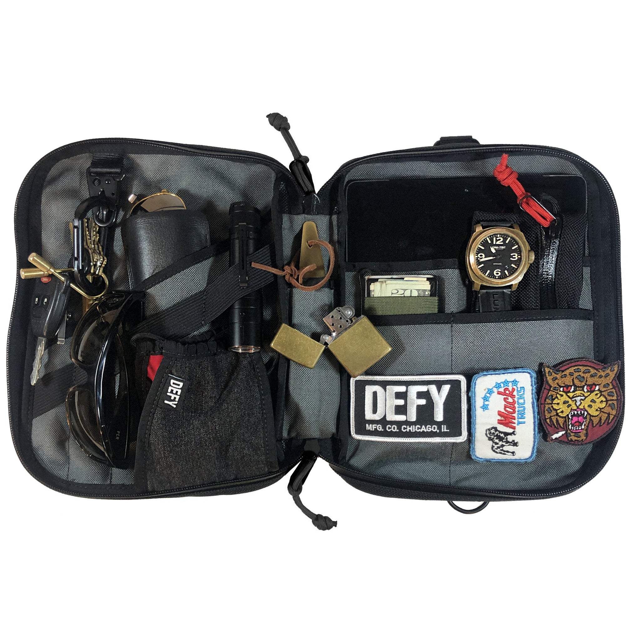 The Void | Admin Pouch | Black Ballistic Nylon – DEFY