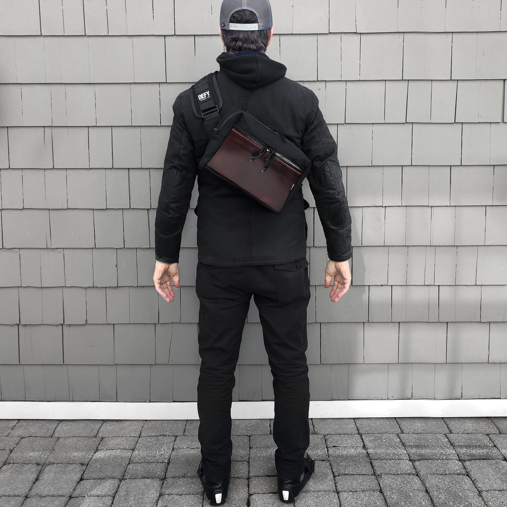 Insidious Jr. Sling Messenger Bag | Horween Oxblood Chromexel® Leather ...