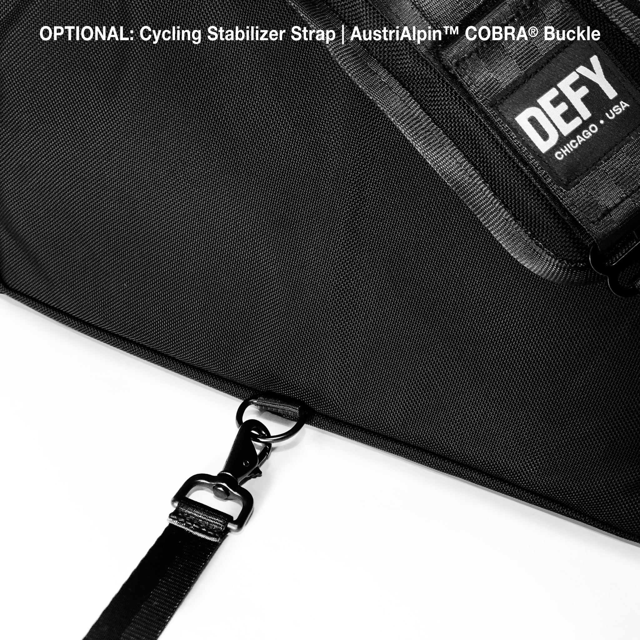 Insidious Jr. Messenger Bag | Black Ballistic Nylon – DEFY