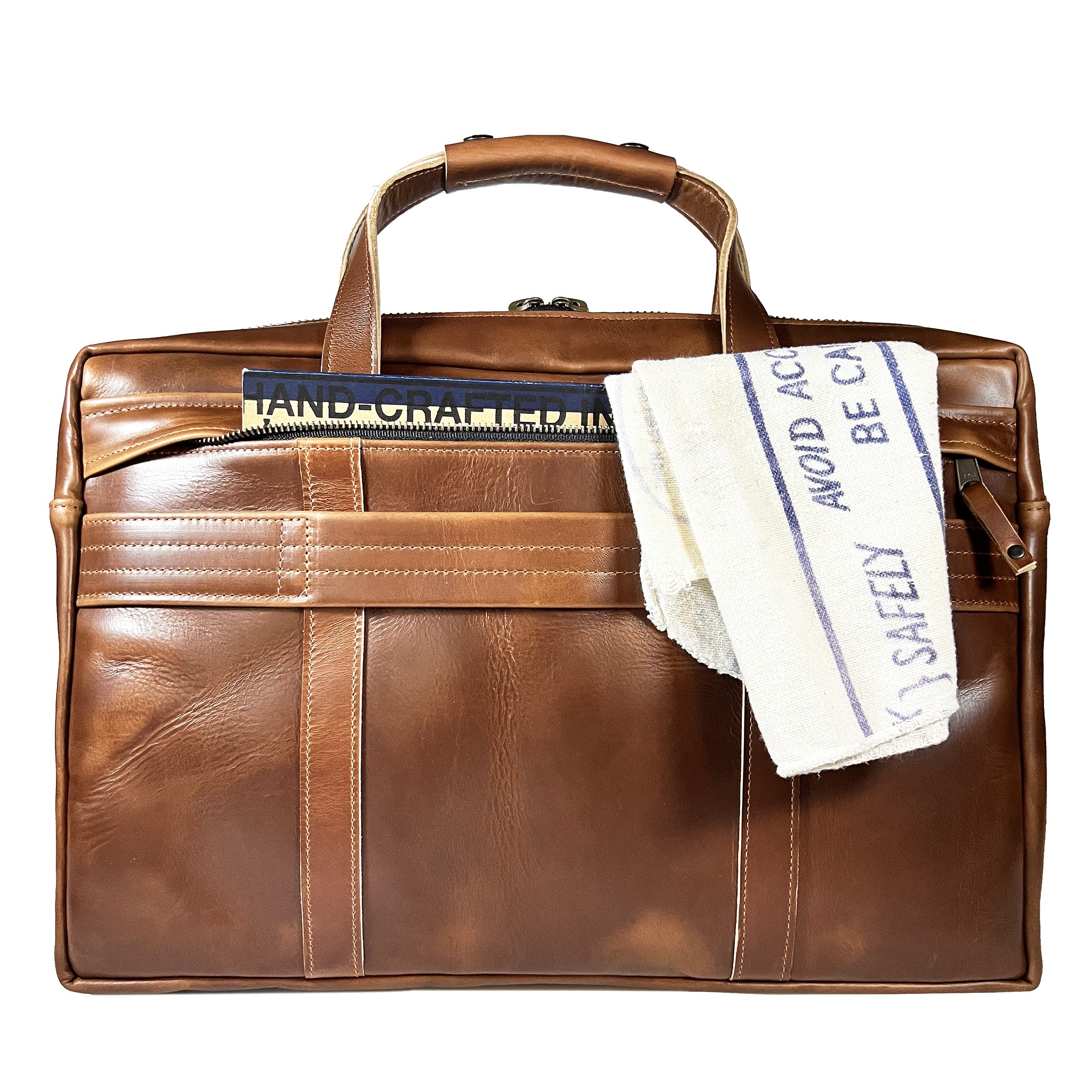 Defender Briefcase / Horween Whiskey Cavalier Leather Strap Limited Ed ...