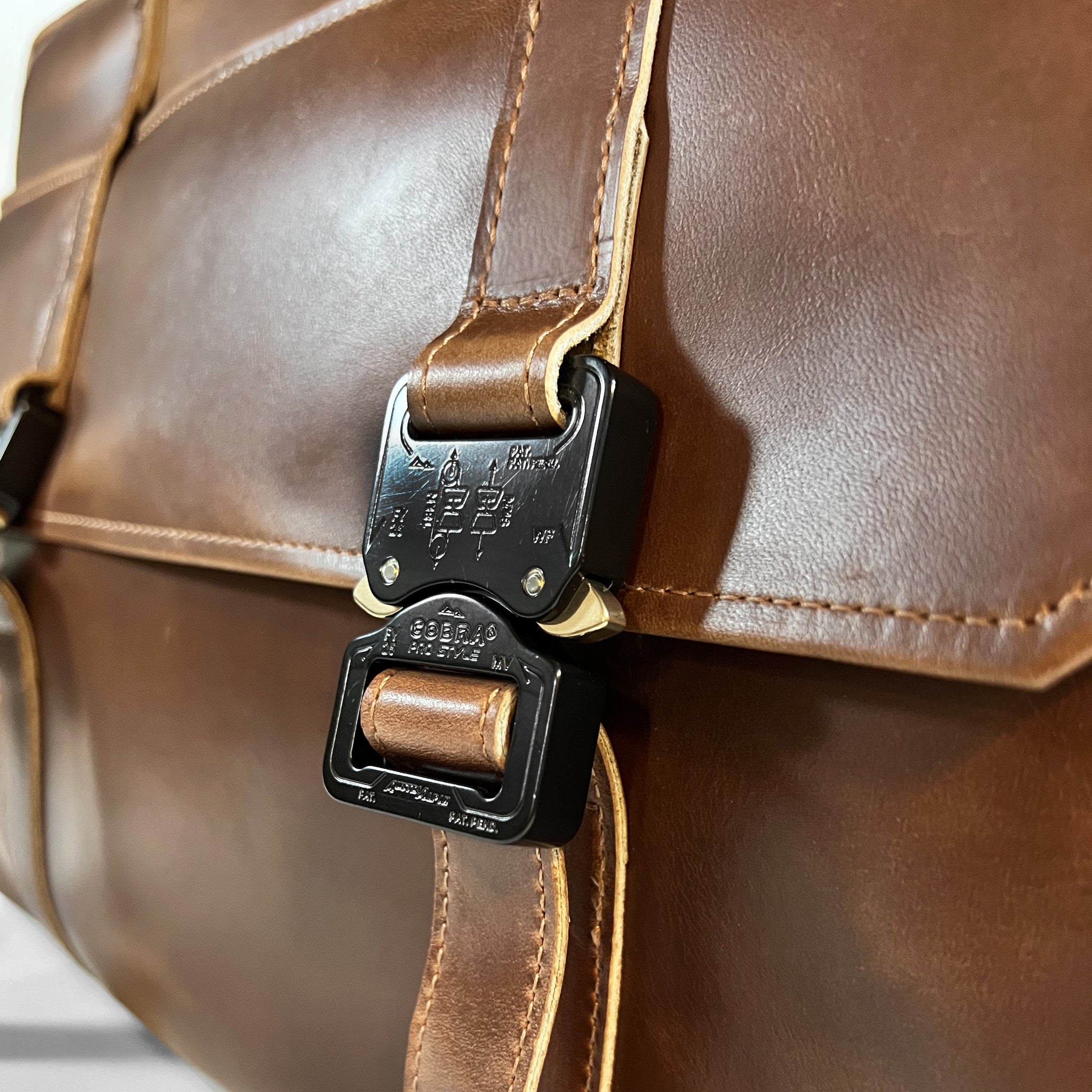 Defender Briefcase / Horween Whiskey Cavalier Leather Strap Limited Ed ...